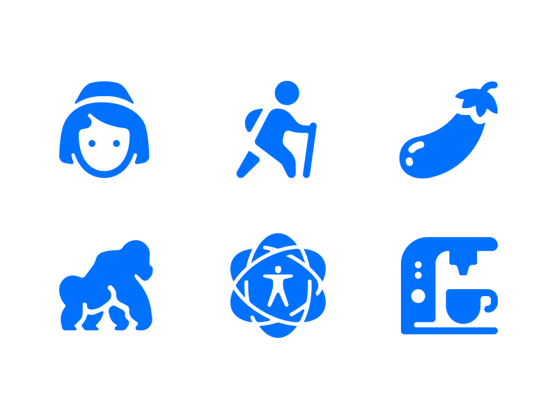 Roundies Solid Icons Pack by Ramy Wafaa on Dribbble