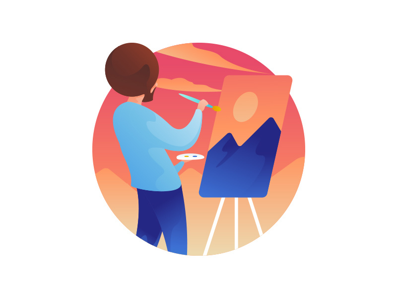 Designer Scene Icon by Ramy Wafaa on Dribbble