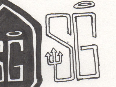 Sinfully Good - Initial Sketch by Dylan Winters on Dribbble