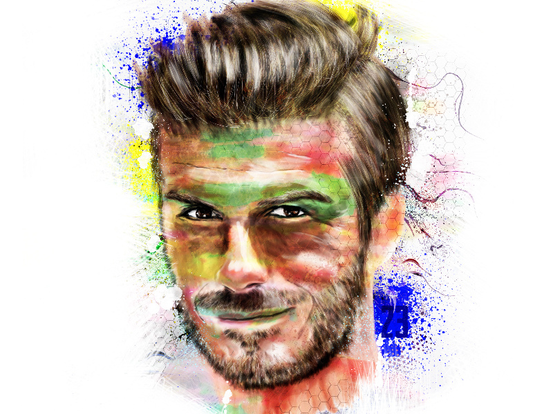 David Beckham by NSA on Dribbble