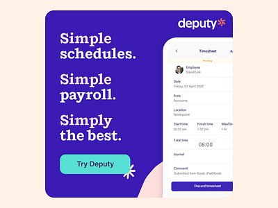 When ads look this clickable... 🤩 by Deputy on Dribbble