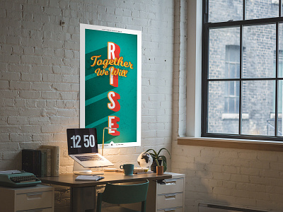Rise Poster by Jacob Cotton on Dribbble