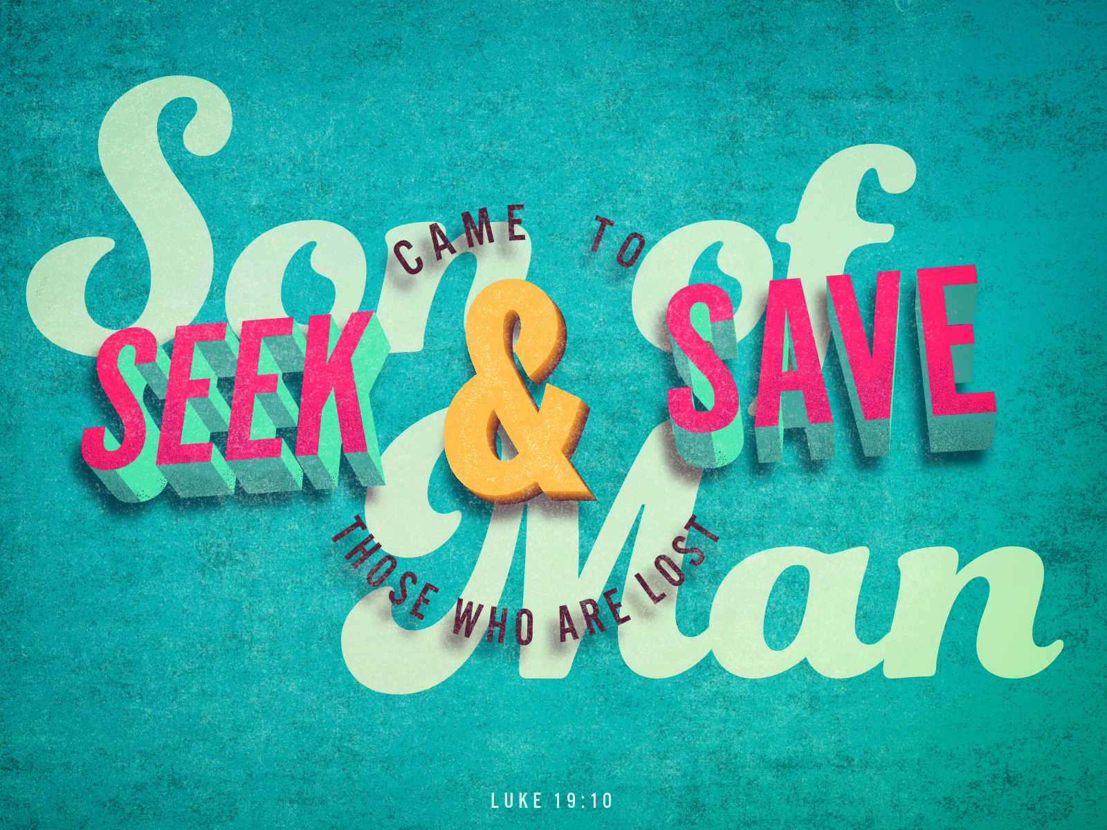 Luke 19 10 By Jacob Cotton On Dribbble