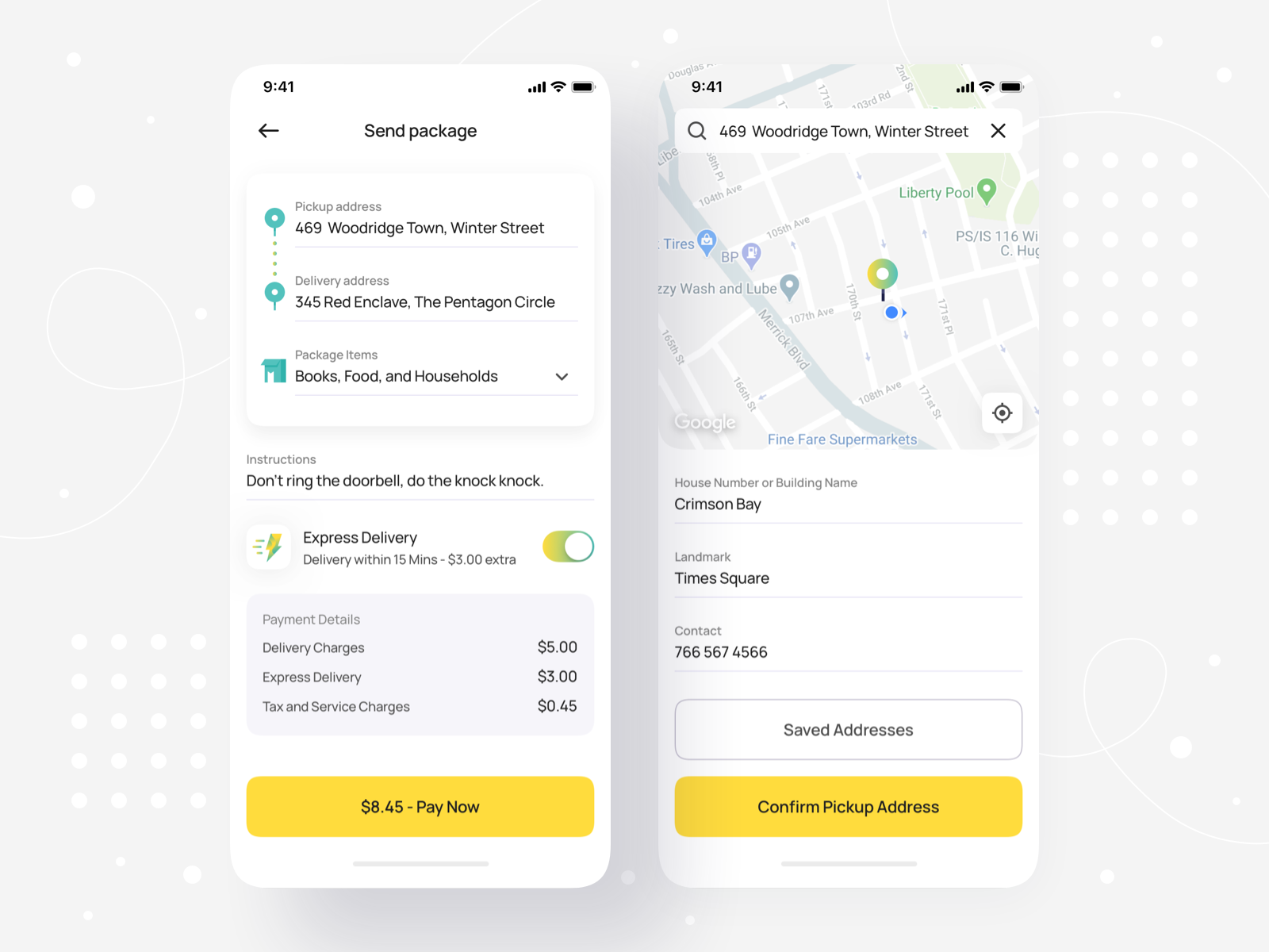 On-demand Hyperlocal Delivery App Design - Senz by Nitish Khagwal on ...