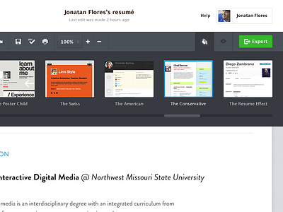 Select Design by Jonatan Flores on Dribbble