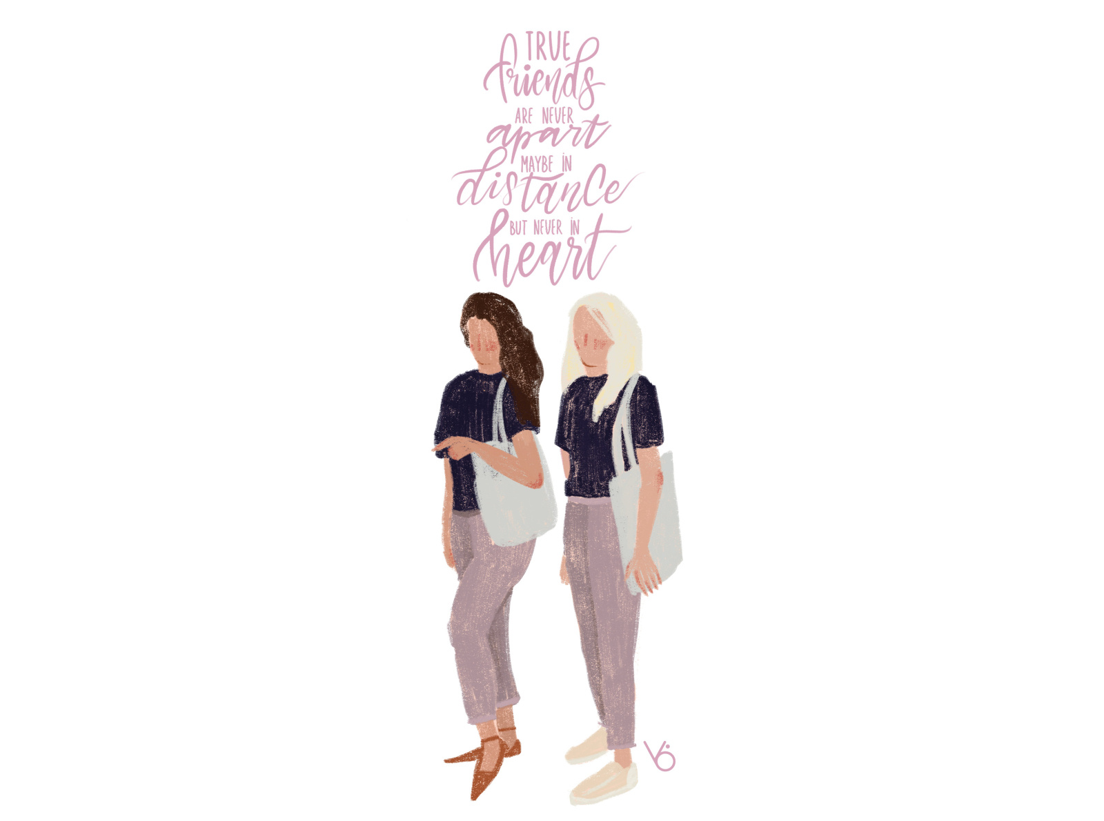 True friends by Victoria Boiko on Dribbble