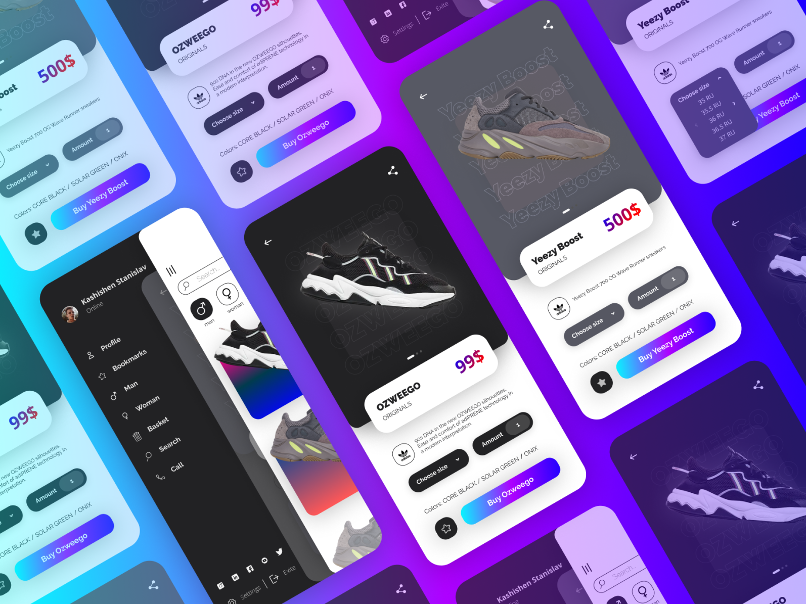 Shoe Shop 2 Ui/Ux Design by Kashchishen Stanislav on Dribbble