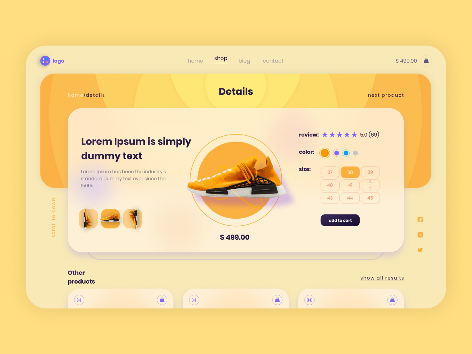 UX/UI Design. Shop by Kashchishen Stanislav on Dribbble