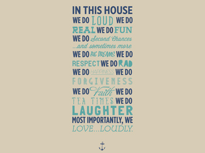 In This House by Chris Diggs on Dribbble