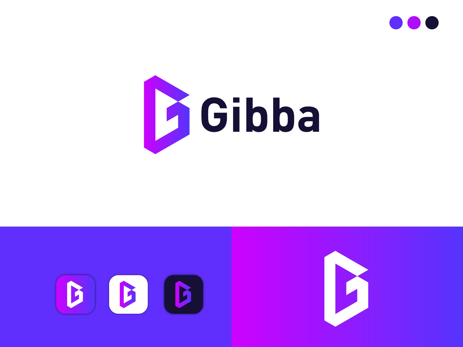 Modern G letter logo mark by Nayeem Mondol on Dribbble