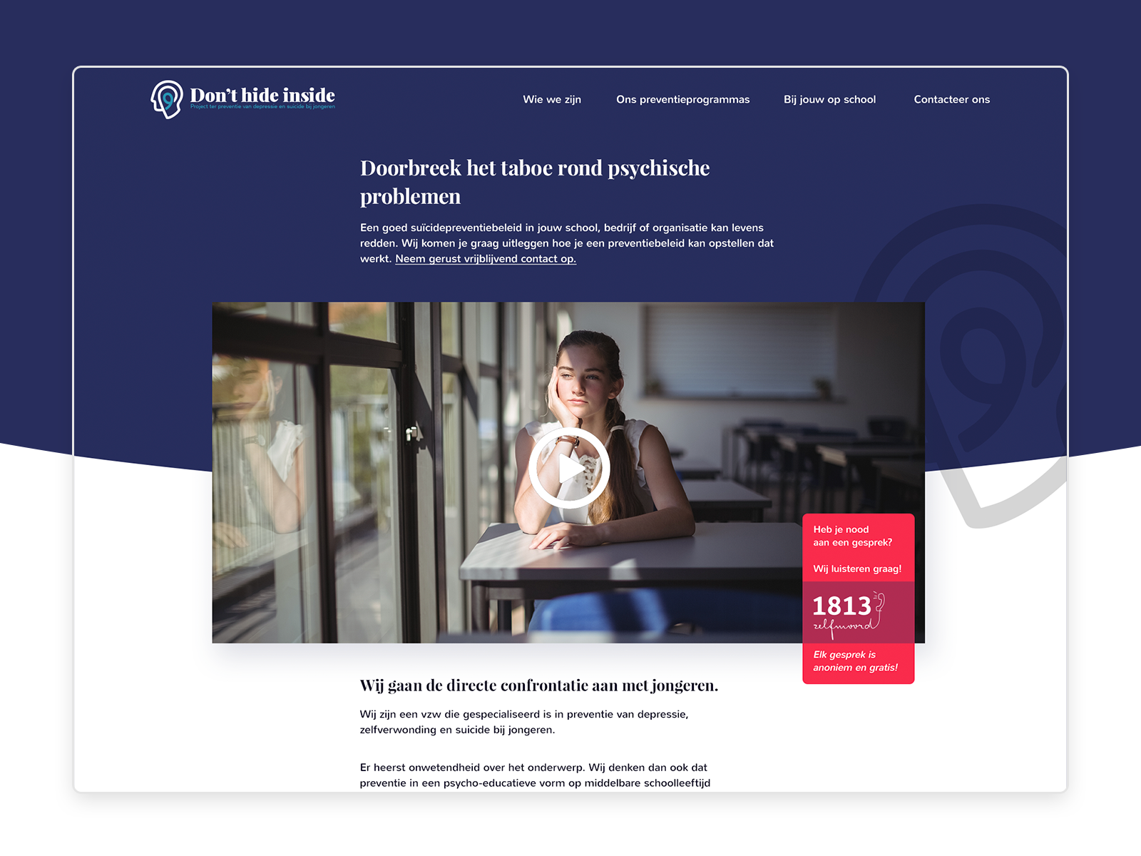 Don't Hide Inside 🤘 by Berkmans Johnny on Dribbble