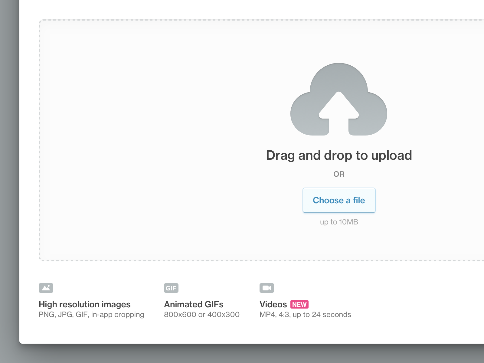 Dribbble Upload Redesign By Eli Schiff On Dribbble