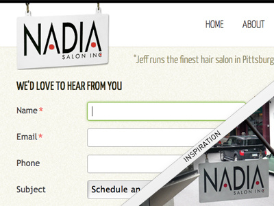 Nadia Salon Inc by Noah Levin on Dribbble