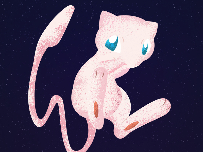 Galaxy Mew by Scott Colson on Dribbble