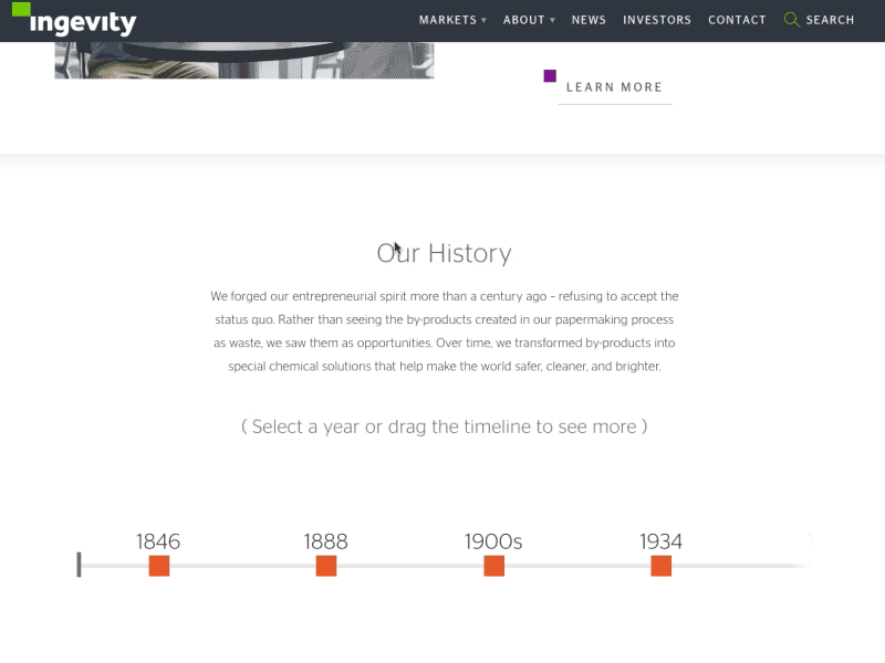 Horizontal Timeline by BlueIon on Dribbble