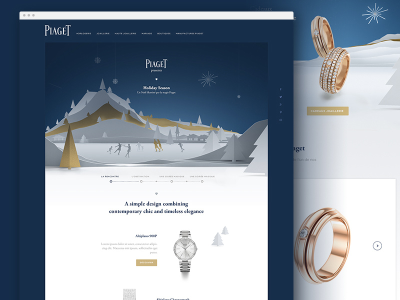 Piaget gift selection by Maxime Daguet on Dribbble
