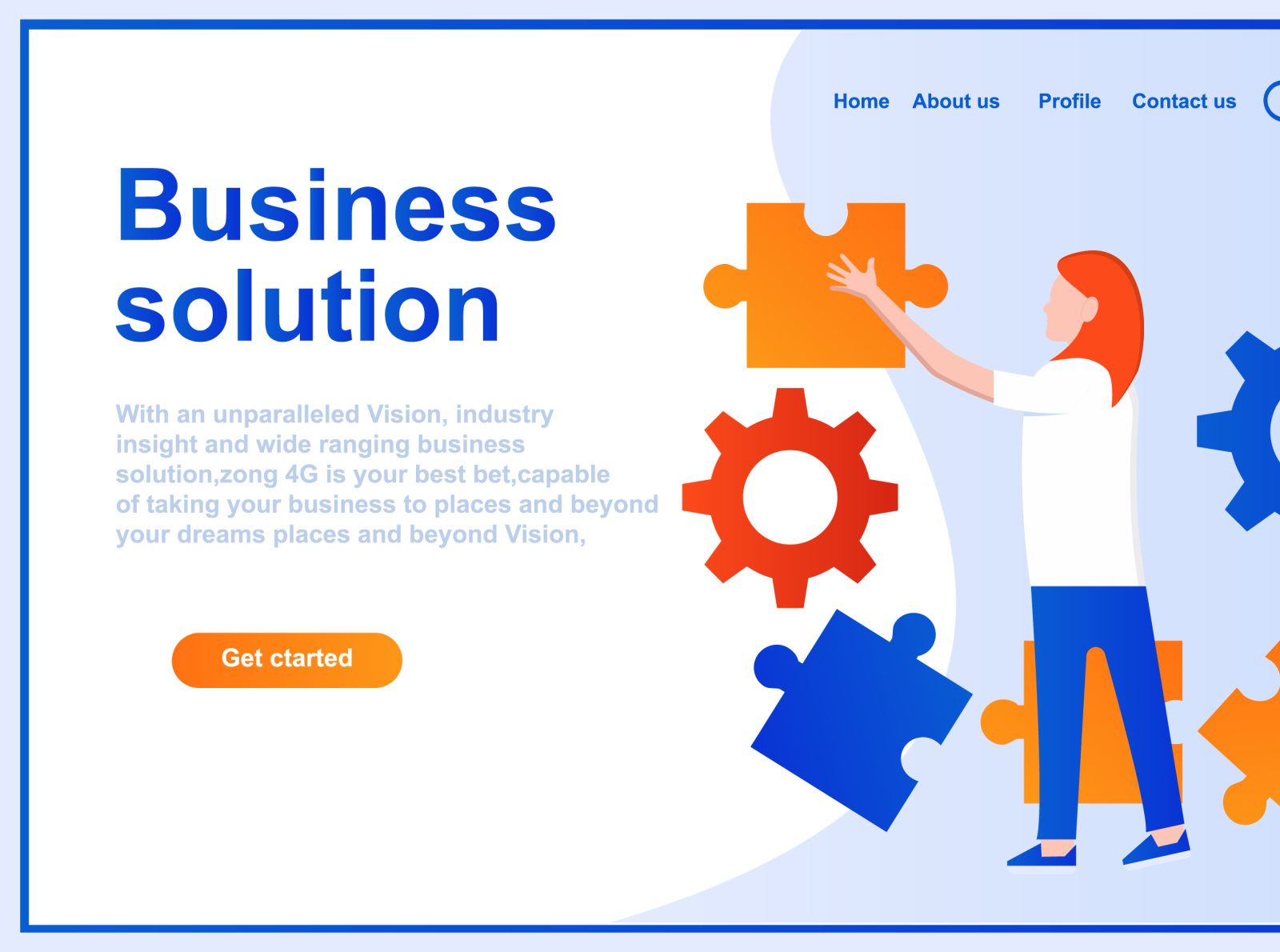 Business Solution 01 by ashar on Dribbble