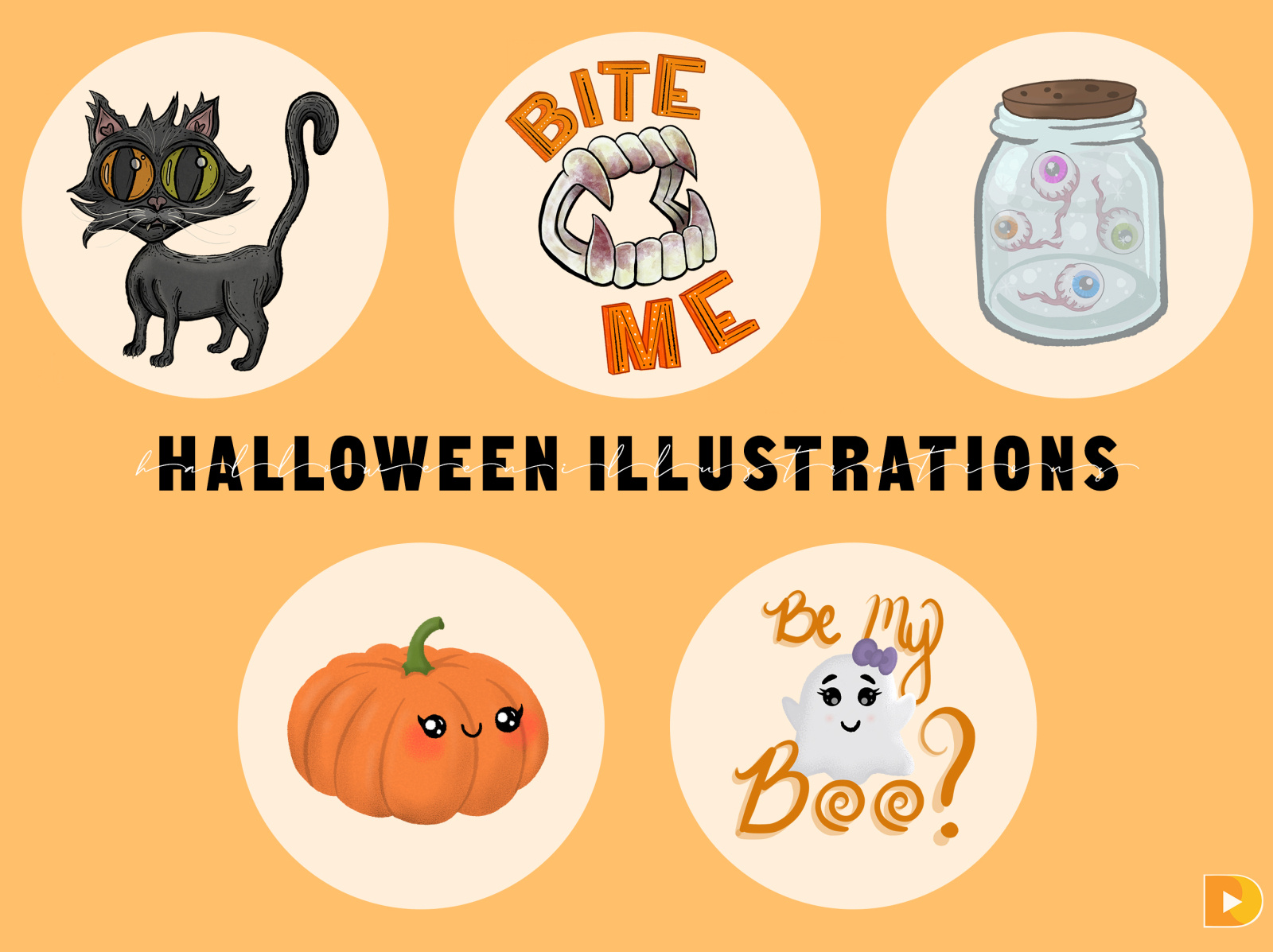 Halloween Illustrations by r.diehl creative studio on Dribbble