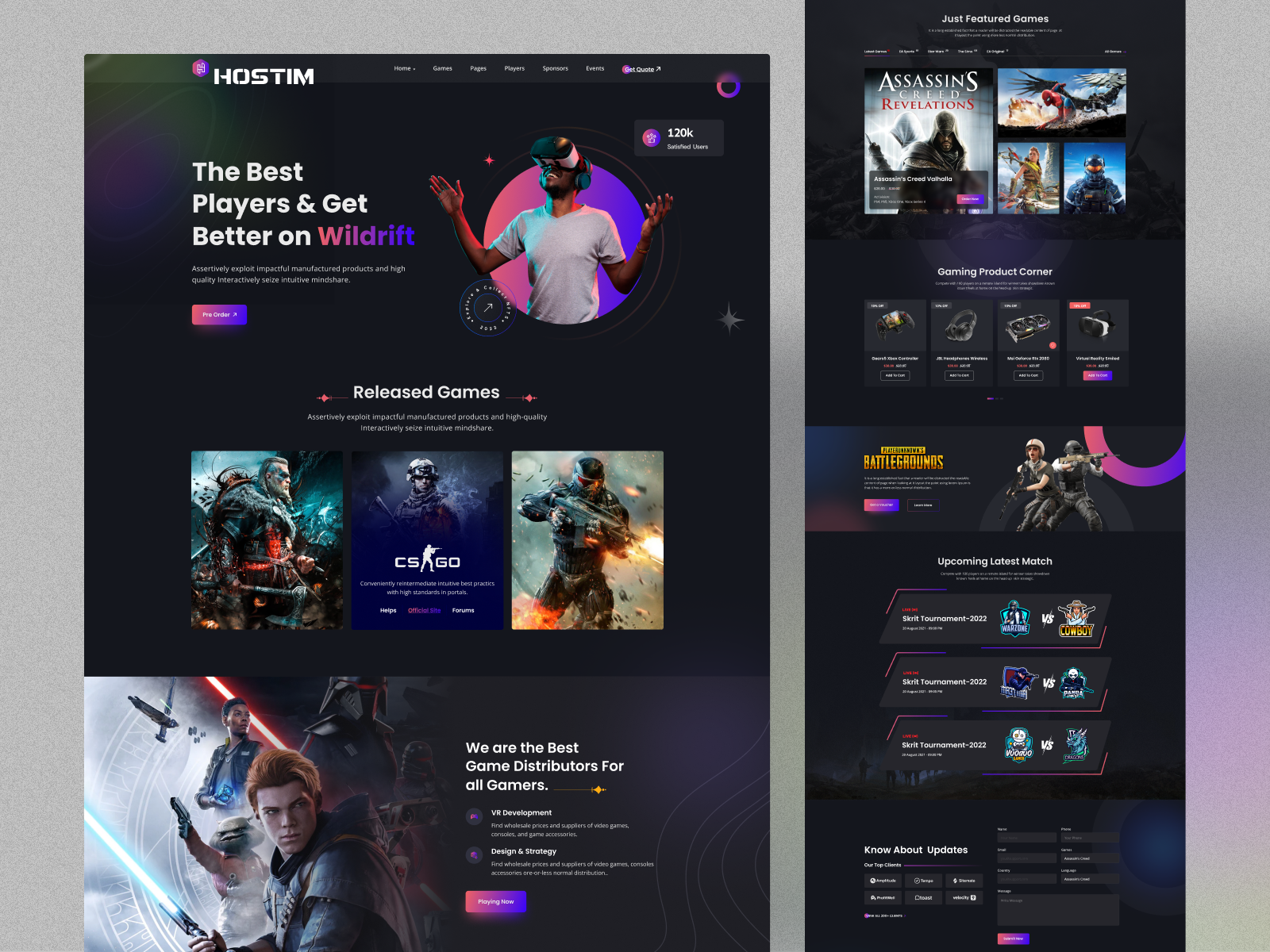 Virtual Gaming Platform by Saiful Talukdar on Dribbble