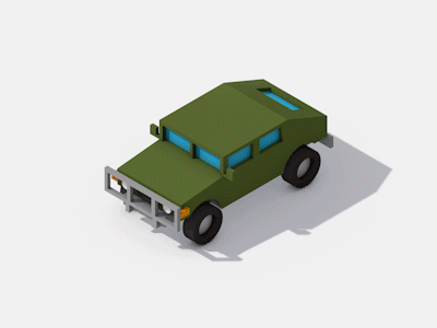 Hummer H1 by Oleg Turbaba on Dribbble