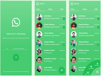 Browse thousands of Whatsapp UI images for design inspiration | Dribbble