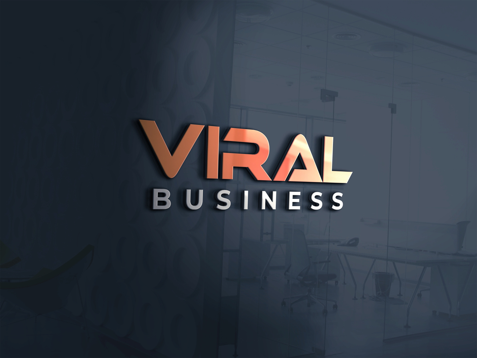 Viral Business Logo by Vishavjeet Singh on Dribbble