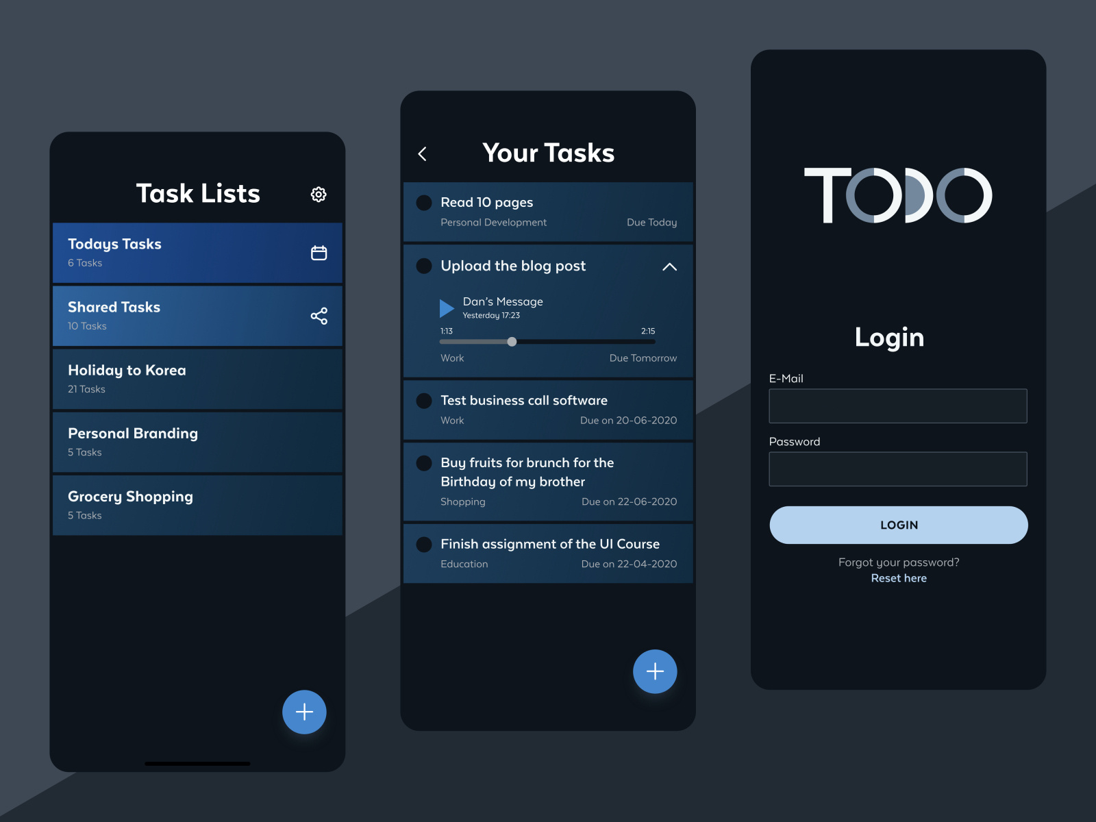 Todo List App by Manuel Bussmann on Dribbble