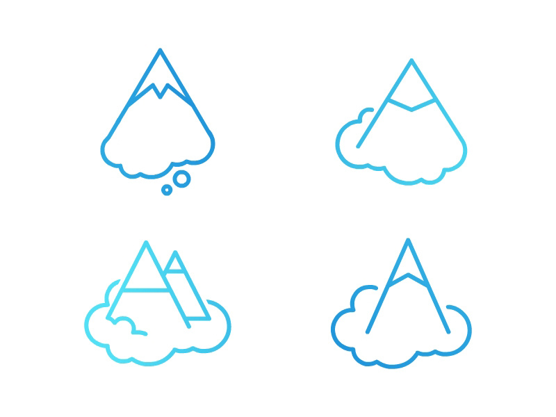 Mount Dream Logo Variations by Ivan Sunguroff on Dribbble