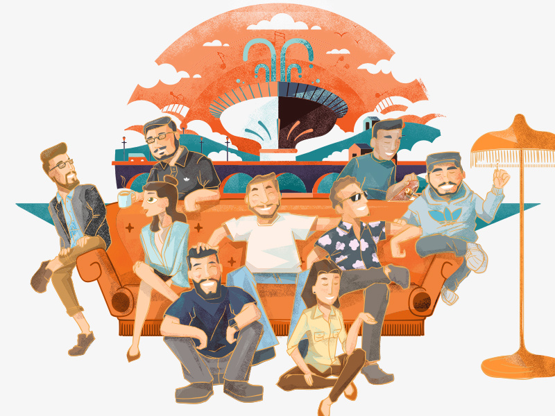 Friends by Kim Takeuchi on Dribbble