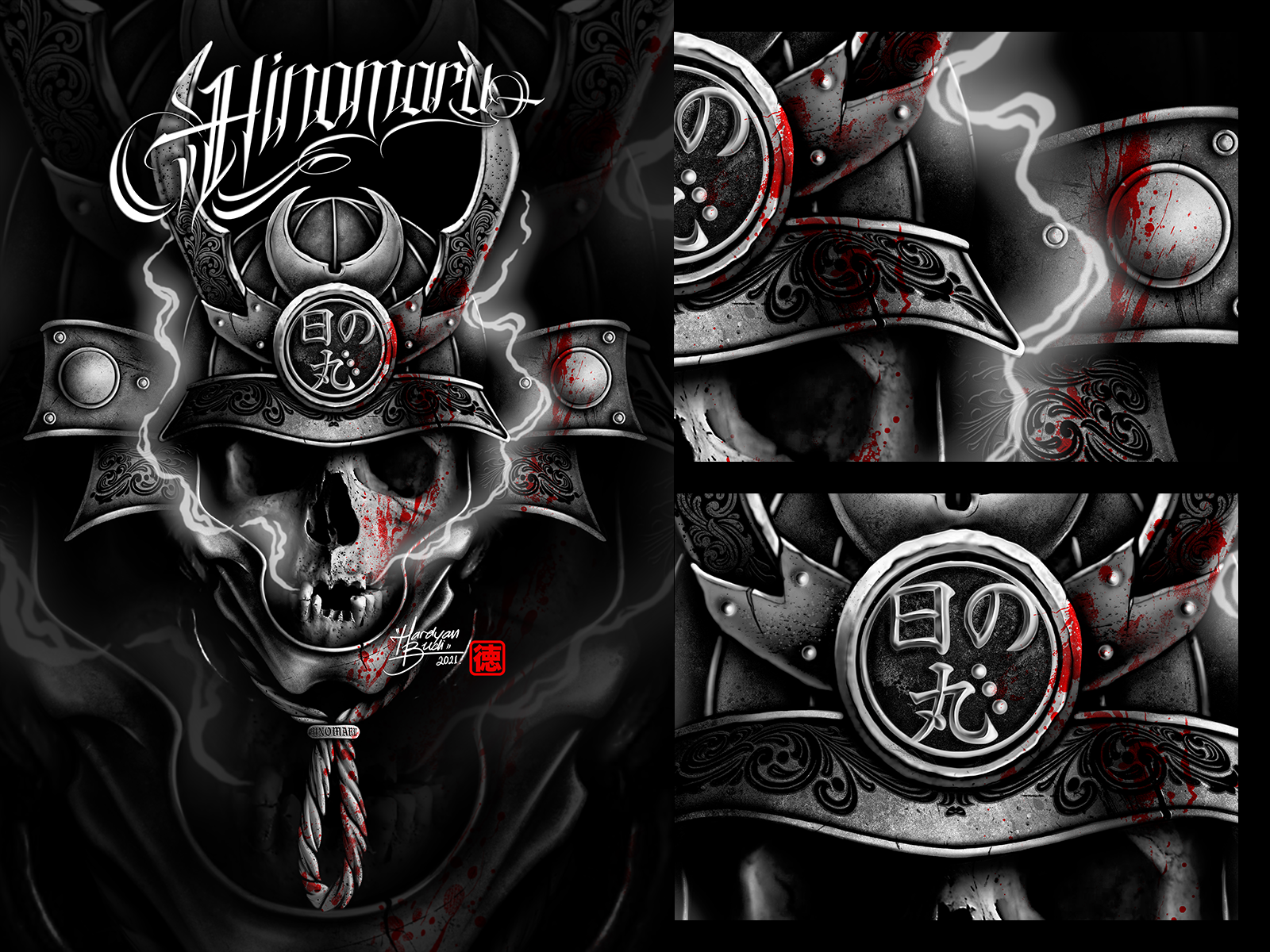 SKULL OF SHOGUN by Rizki Hardyanto Budi Jatmiko on Dribbble