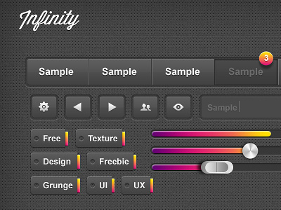 Infinity UI-Kit by Daniel Klopper on Dribbble