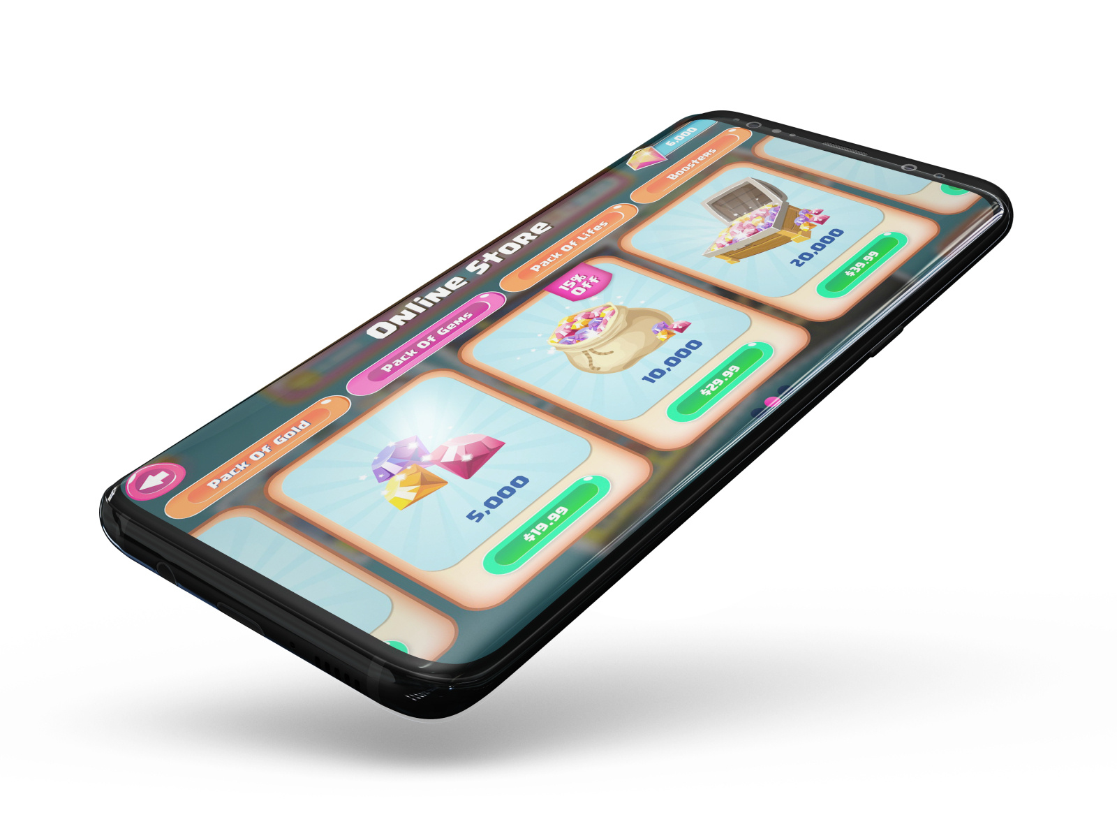 Game UI by Simran G on Dribbble