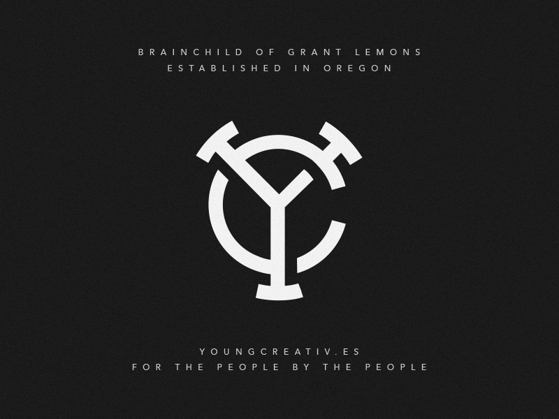 Young Creatives Monogram by Tyler Rogers on Dribbble