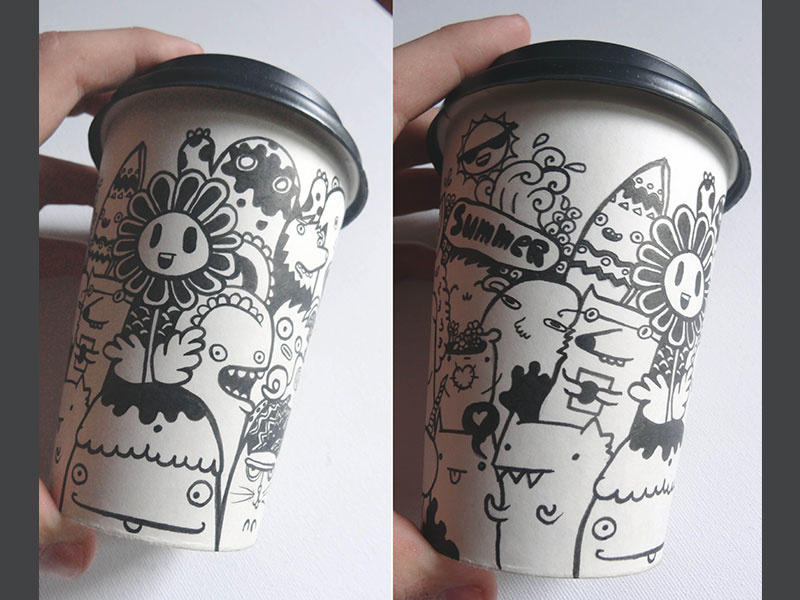 Doodle Cup by Shevchenko Stanislav on Dribbble