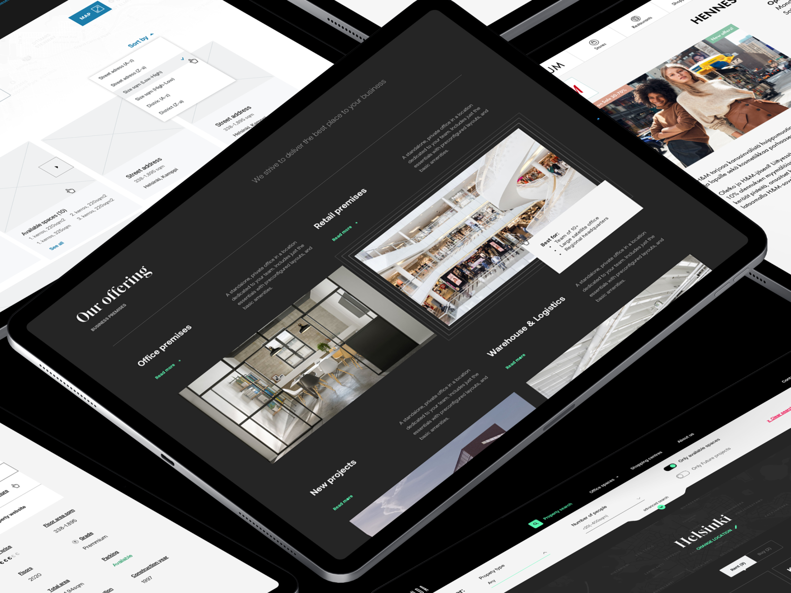 Real state digital offering by Luiz Soyer on Dribbble