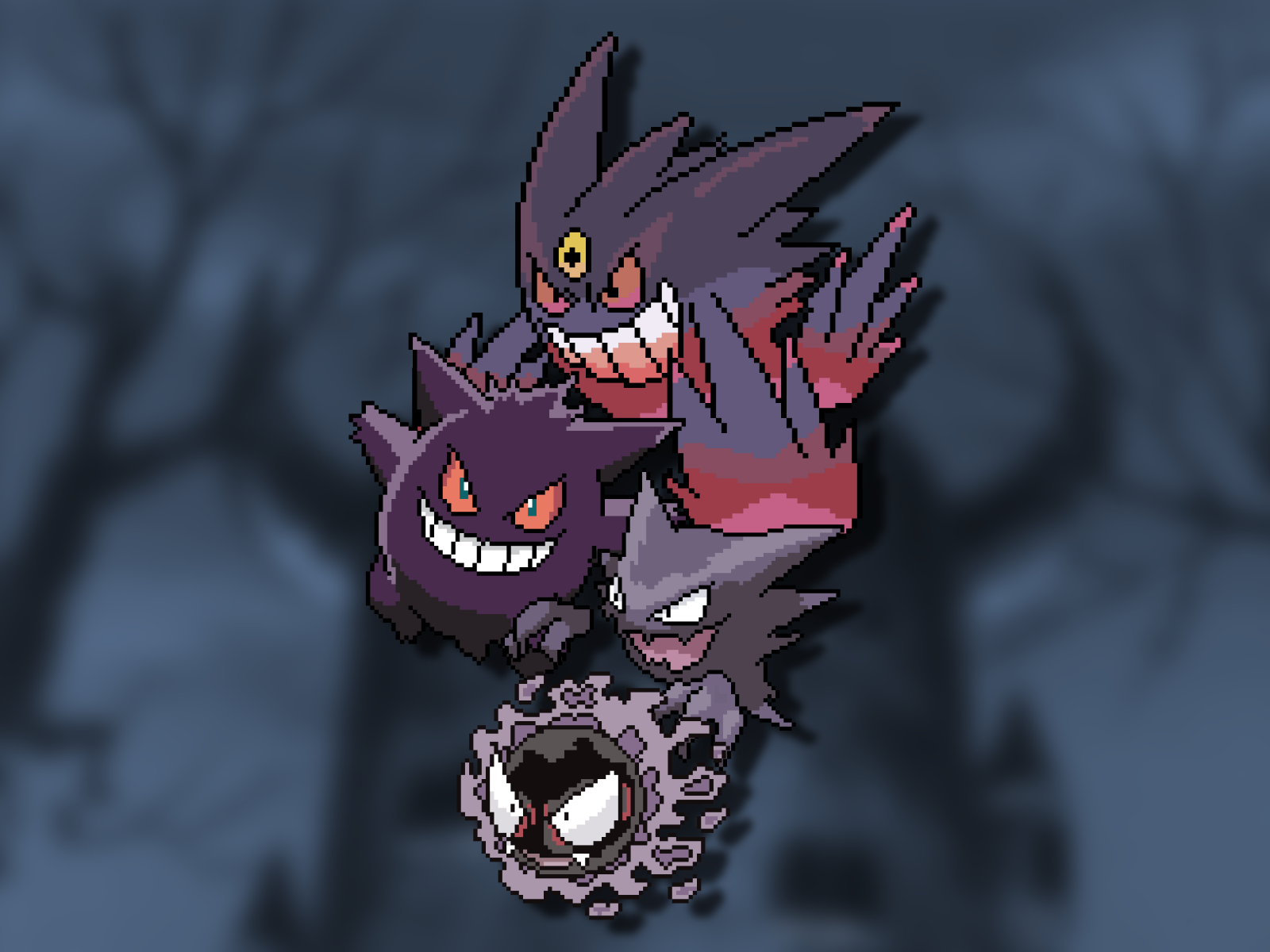 Pokemon Gengar Evolution