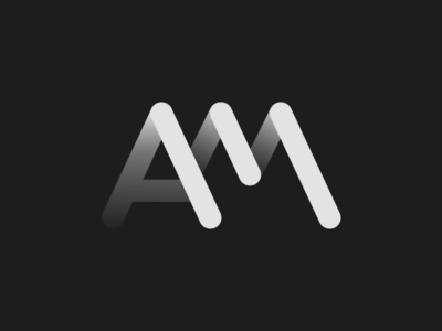 Logo AM by Lenka Penka on Dribbble