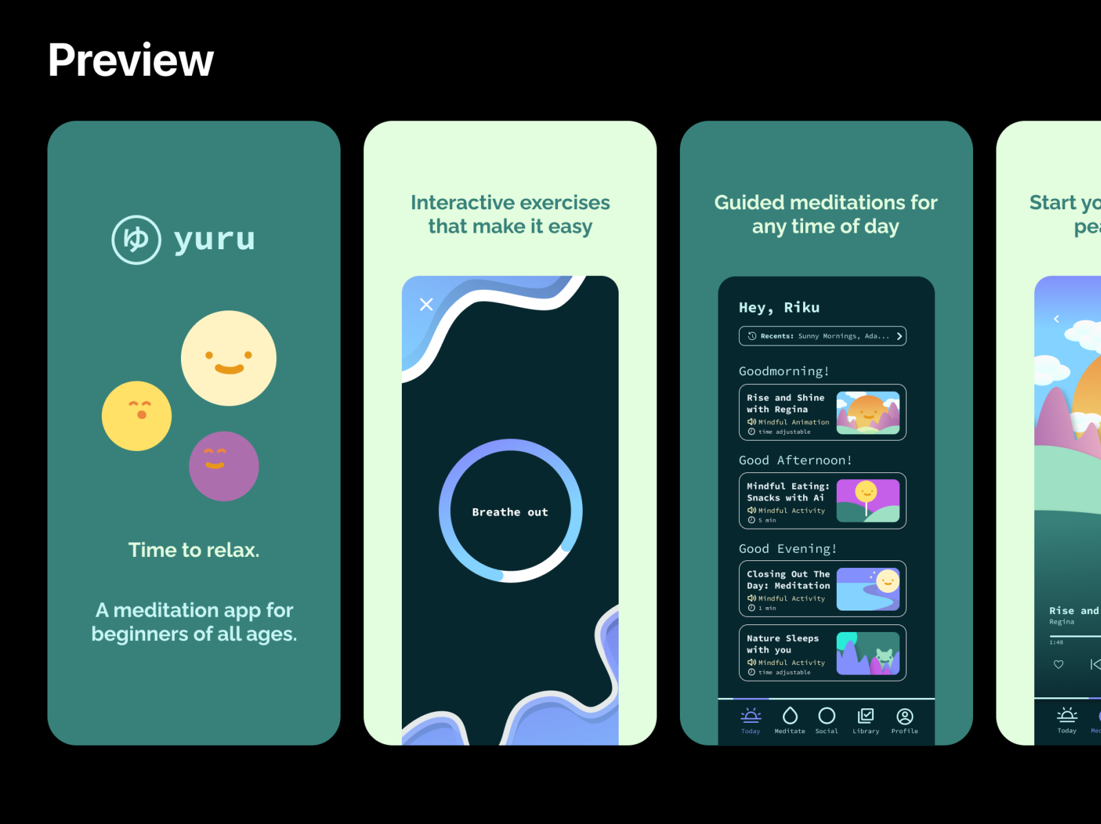 yuru App Store by Emi Guzman on Dribbble