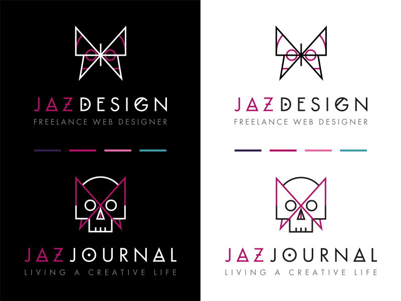 Branding for Jaz Design & Jaz Journal by Jaz Brooks on Dribbble