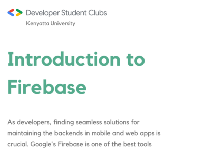 Firebase Event Flyer by Phelcia Kojwang on Dribbble