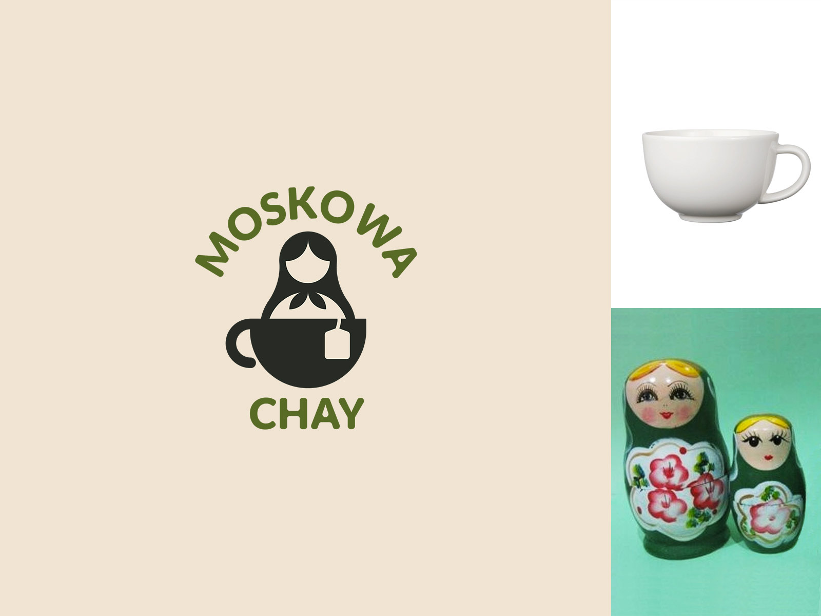 moskowa chay logo by ElisaStudio on Dribbble