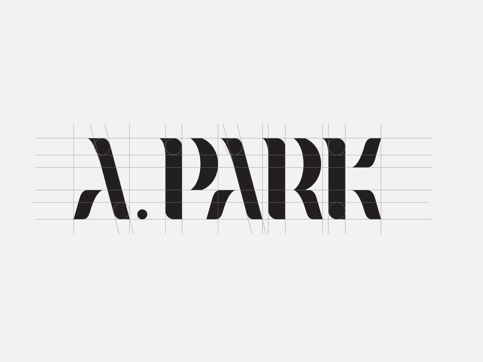 A.PARK LOGOTYPE by Laurine on Dribbble