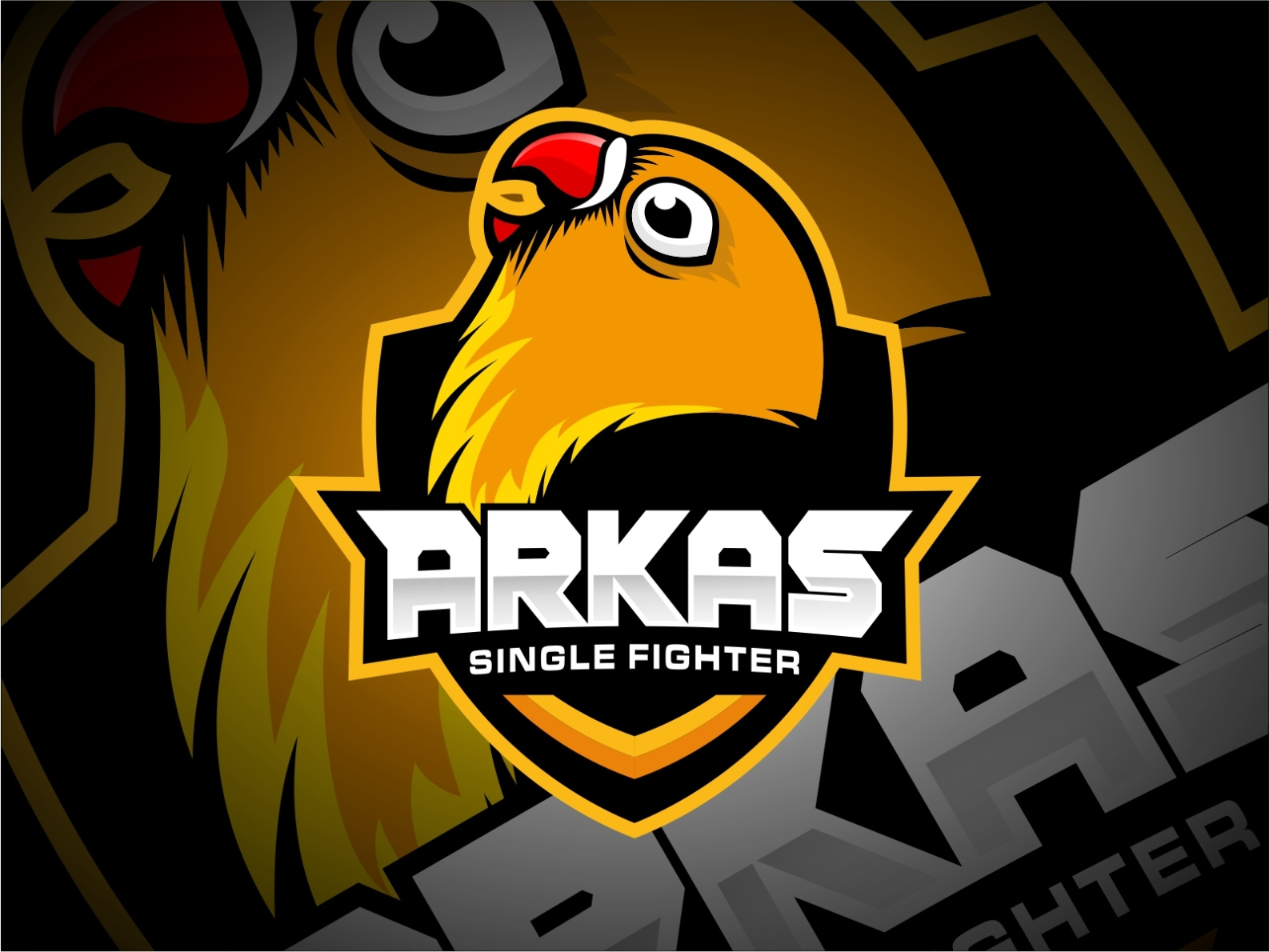 arkas single fighter lovebird by ruri edwindra on Dribbble