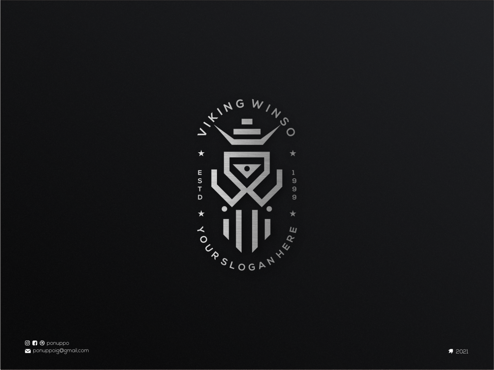Viking Logo by ponuppo on Dribbble
