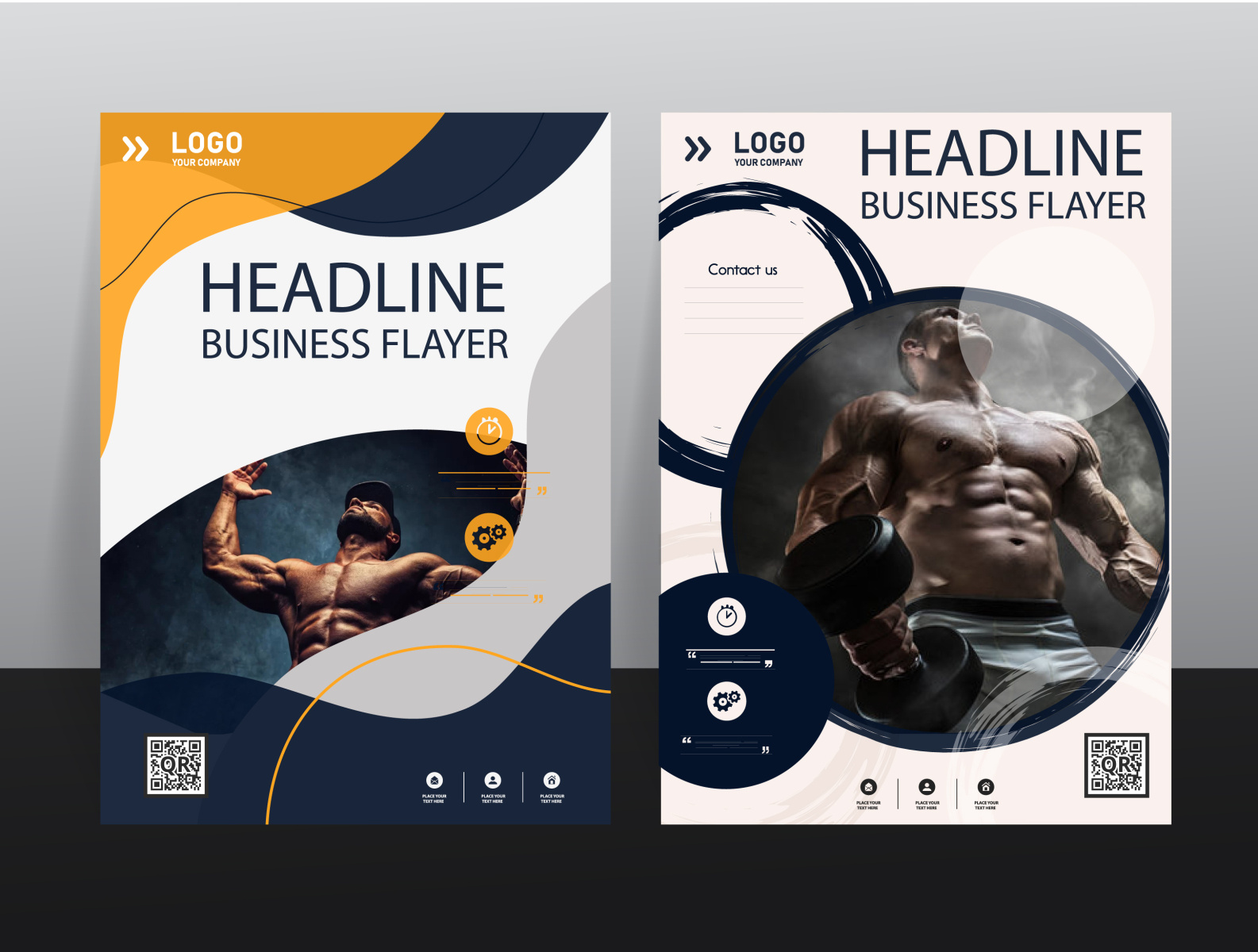 Body-Builder Business Flyer by Md Salman Islam on Dribbble