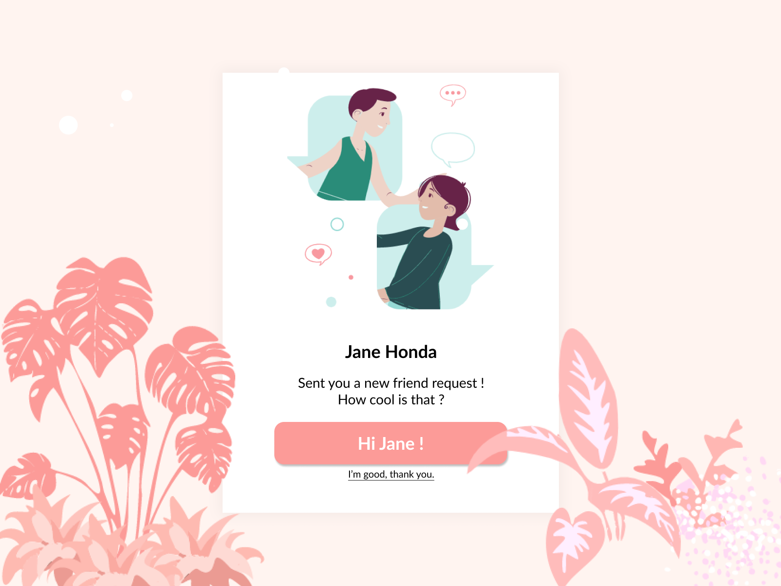 Pending Invitation - Daily UI 78 by Lucile Berly on Dribbble