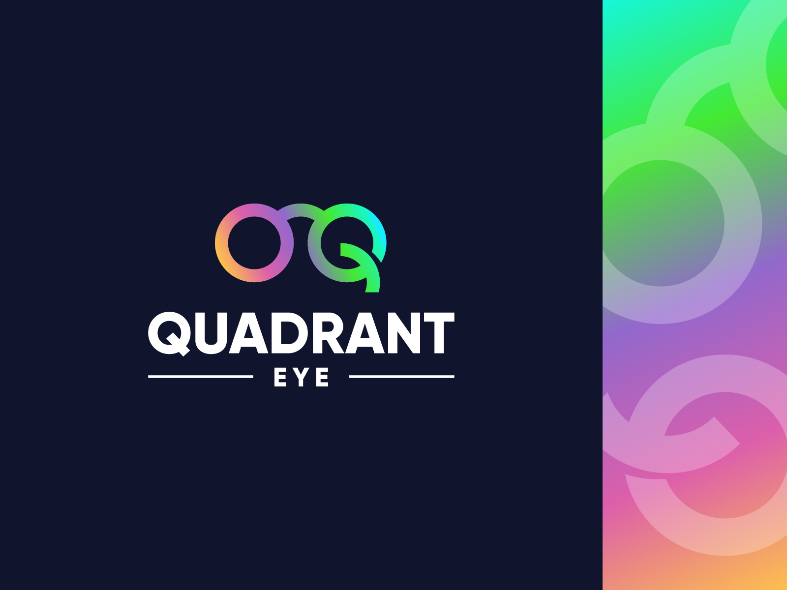 Quadrant Eye Modern Logo Concept | Modern Logo by Mahdy Hasan Hridoy on ...