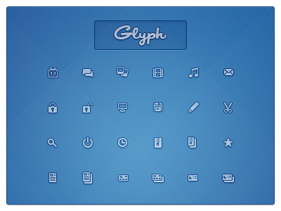 Glyph by yonlop on Dribbble