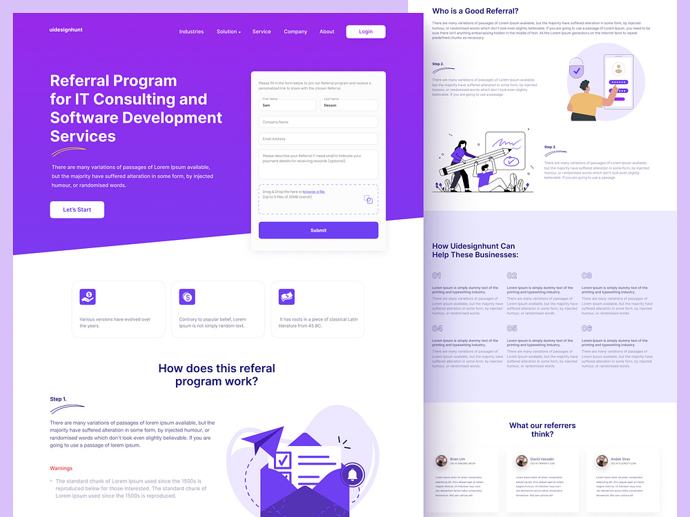 Referral UI designs, themes, templates and downloadable graphic ...