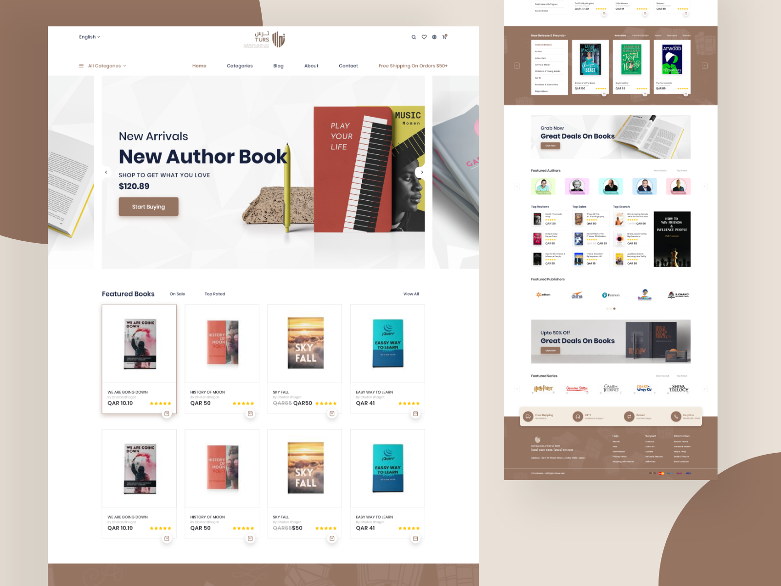 E-Commerce Book Store Web Ui by Geetanshi Rathore on Dribbble